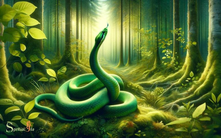 Seeing A Green Snake Spiritual Meaning: Renewal!