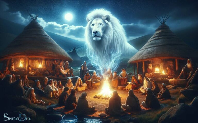What Does A White Lion Symbolize Spiritually? Strength!